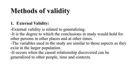 Threats To Validity Pptx
