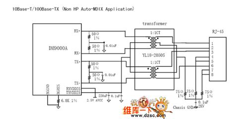 Dm9000 Network Ethernet Interface Circuit Diagram Basic Circuit