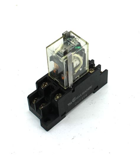 Omron Ly2n Relay 24vdc W Ptf08a Relay Base 240v