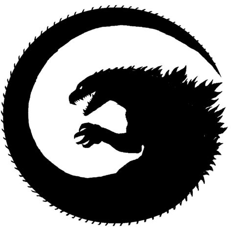 Godzilla Silhouette At Getdrawings Free Download