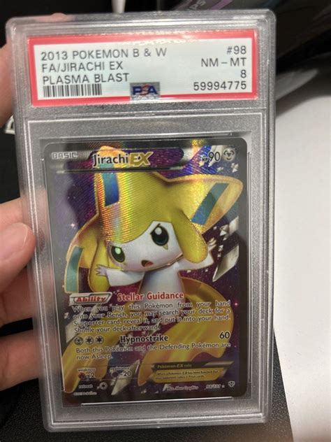 Psa Graded Pokemon Card Jirachi Ex Plasma Blast 98 Hobbies And Toys