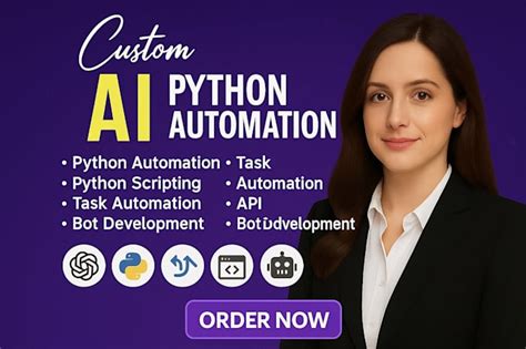Build Python Script Selenium Python Task Automation Python Bot Api Web