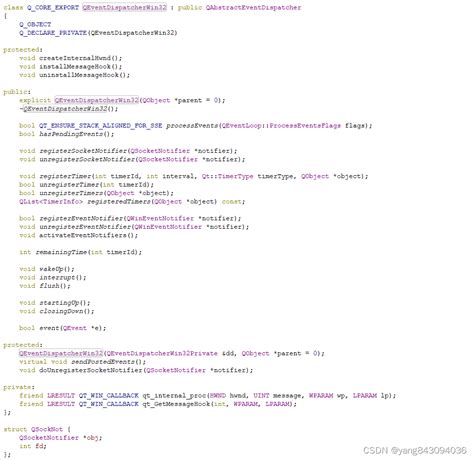 Qt源码 事件系统之qabstracteventdispatcher Csdn博客
