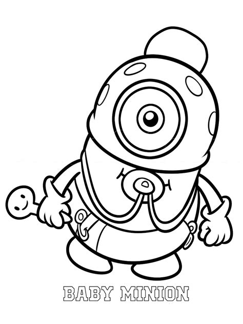 Minion Mario Coloring Pages