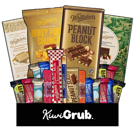 Kiwigrub Whittakers Favourite Chocolate New Zealand T Basket 21