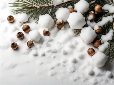 Premium Ai Image Winter Concept Flat Lay Copy Space