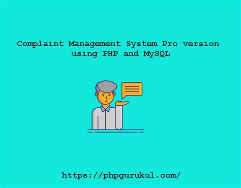 Complaint Management System Pro Version Using Php And Mysql Pro