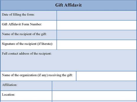 T Affidavit Form Editable Pdf Forms