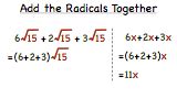 Operations With Radical Expressions Algebra Radical Expressions And Equations Virtual Nerd