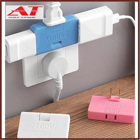 Convenient 3500w Flat Socket Split Connector 3 Socket Split Socket