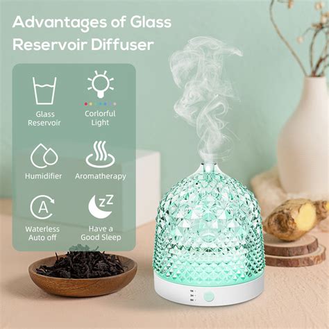 200ml Ultrasonic Glass Essential Oil Diffuser Dn 851