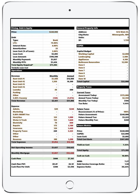 Property Management Templates Excel