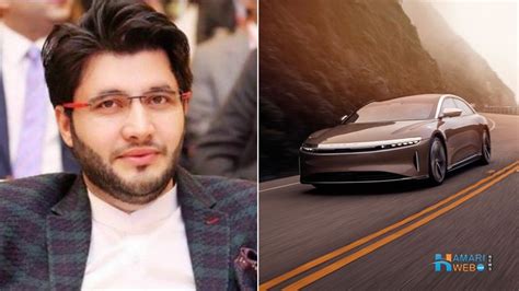 Javed Afridis Pose With Lucid Air Sparks Curiosity