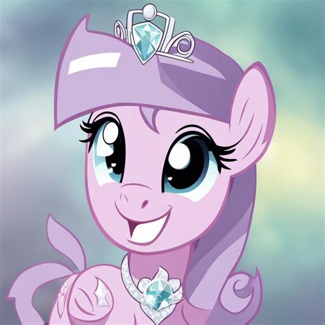 Mlp Diamond Tiara Smiling Winking By Dustyfreeman On Deviantart