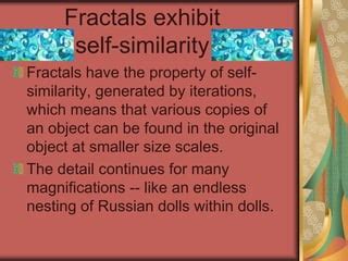 Fractals In Nature And Science Dfs Pptx