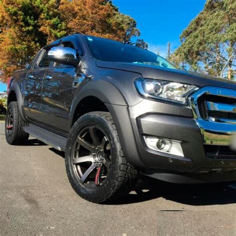 Matte Black Slimline Flares To Suit Ford Ranger Px2 Mk2 2015 2018