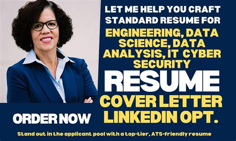 I Will Perfect Engineer Resume Software It Data Analysis Cybersecurity Compliance By