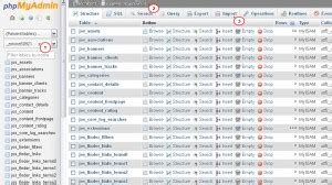 No Database Selected Error During The SQL File Import Template