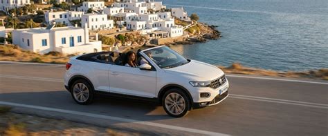 Convertible Car Fleet Rental Paros Drive With The Top Down