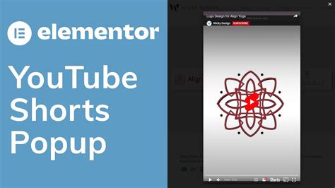play a youtube shorts video in a popup elementor tutorial youtube