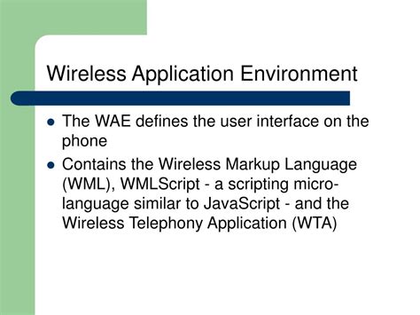 Ppt Wireless Application Protocol Powerpoint Presentation Free