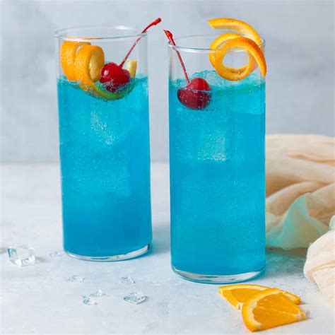 5 Minute Shaken Blue Lagoon Mocktail Recipe Cart Recipe Cart