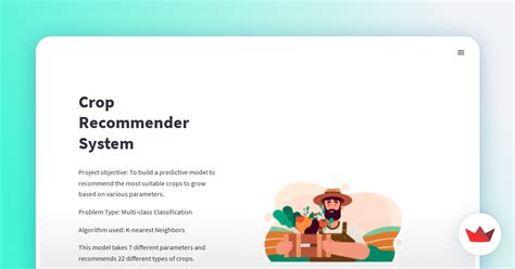 Crop Recommender System