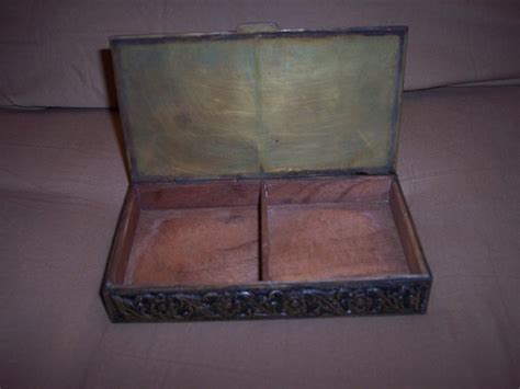 Antique Brass Rectangular Box