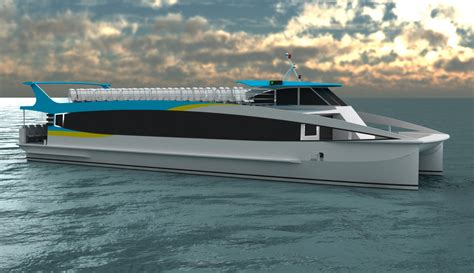 24m Electric River Ferry Catamarans Global Marine Design