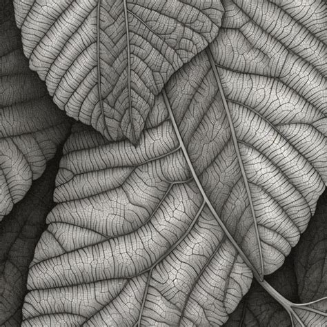 Premium Ai Image A Close Up Of A Leaf With A Thin Stem On It