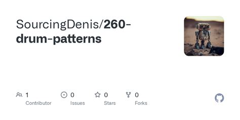 260 Drum Patterns260 Drum Machine Patterns Compressedpdf At Main