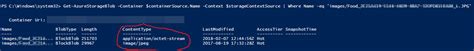 Powershell Get Azurestorageblob Without Blob Parameter Returns
