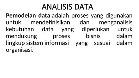 Bab 4 Materi Analisis Data Kelas Sepuluh Ppt