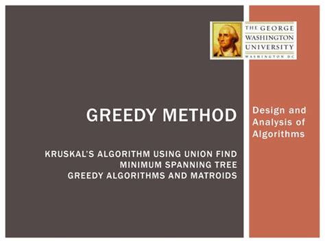Greedy Algorithms Pptx Programming Languages Computing