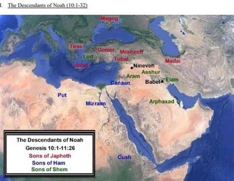 6 Did All Humanity Come From Noah The Table Of Nations