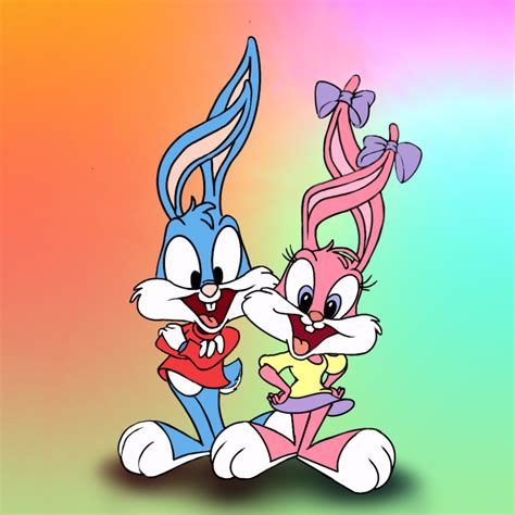 Buster And Babs Bunny Tiny Toon Bunny Plush Bab