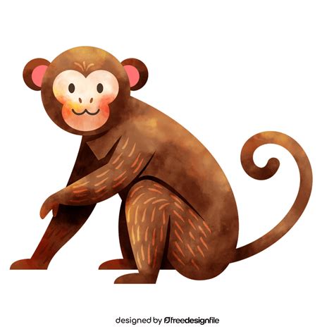 Cute Monkey Clip Art