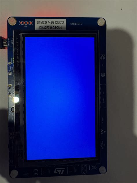 Solved Touchgfx Not Working Stm32f746g Disco Stmicroelectronics