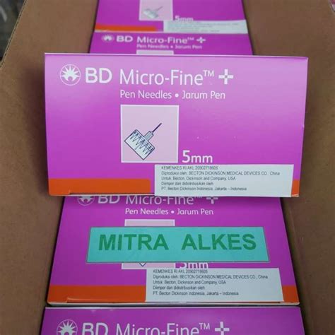 Promo Bd Micro Fine 5mm Microfine 5 Mm Bd Pen Needles Jarum Insulin