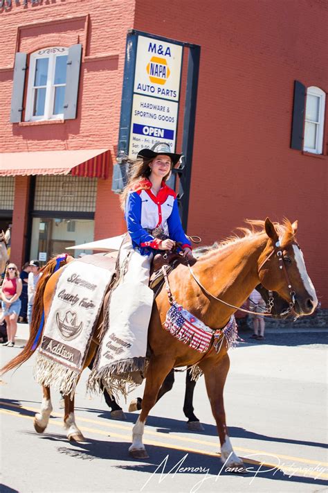 Queen Addie And Her Posse Attended Sherman County Fair