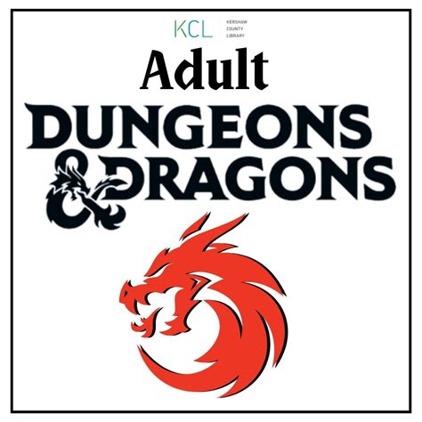 Adult Dungeons And Dragons Kershaw County Library