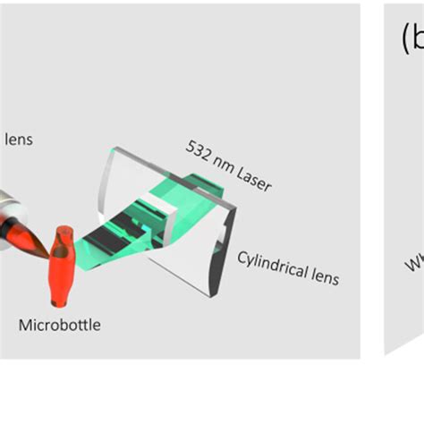 The Wgm Lasing Characteristic Of Bottle Like Microcavity A Schematic