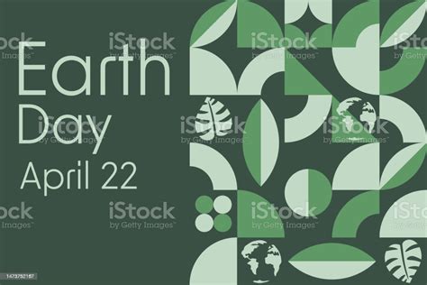 해피 어스 데이 4월 22일 휴일 개념 배경 배너 카드 텍스트 비문이있는 포스터용 템플릿 벡터 Eps10 그림입니다 지구의 날에 대한 스톡 벡터 아트 및 기타 이미지