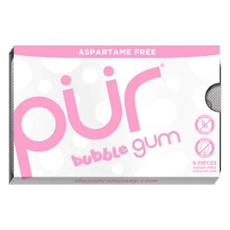Pur Gum Sf Bubble 9s Buy Health Products At Healthy U Online
