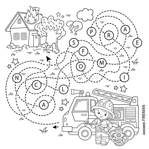 Fire Coloring Pages Printable