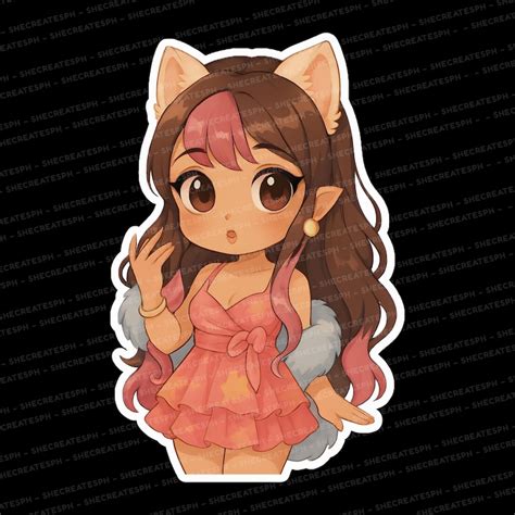 Katseye Chibi Girl Group Stickers Printable Png Svg Pack Etsy