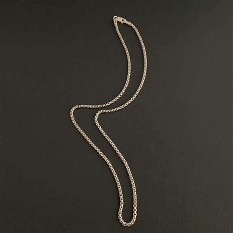 Interlinking Gears Silver Chain Bold