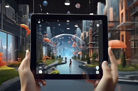 Augmented Reality Stock Illustration Illustration Of Facade 297699064