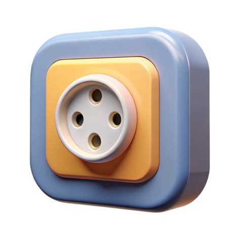 Immaculate Bold Elegant Electrical Outlet No Background With