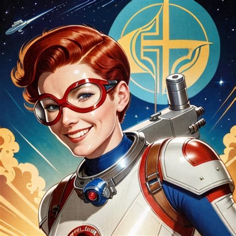 Space Girl 03 By Raygunai By Raygunai On Deviantart